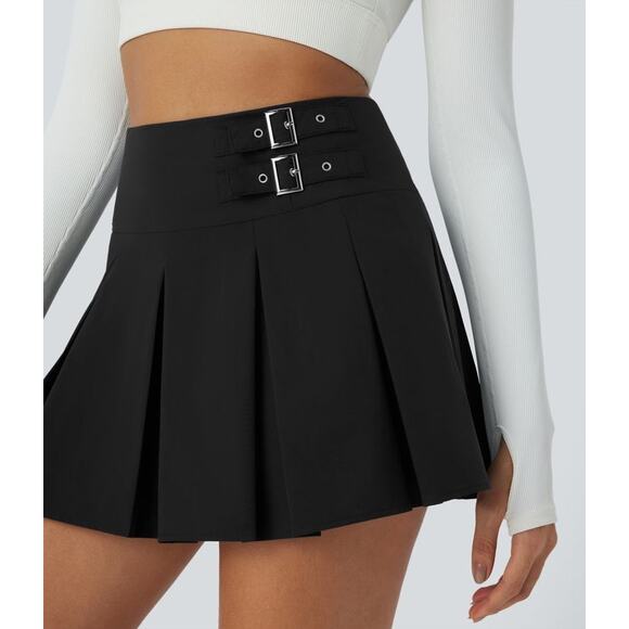 HALARA | Skirts | New Halara High Waist Pleated Skort Built In Shorts ...